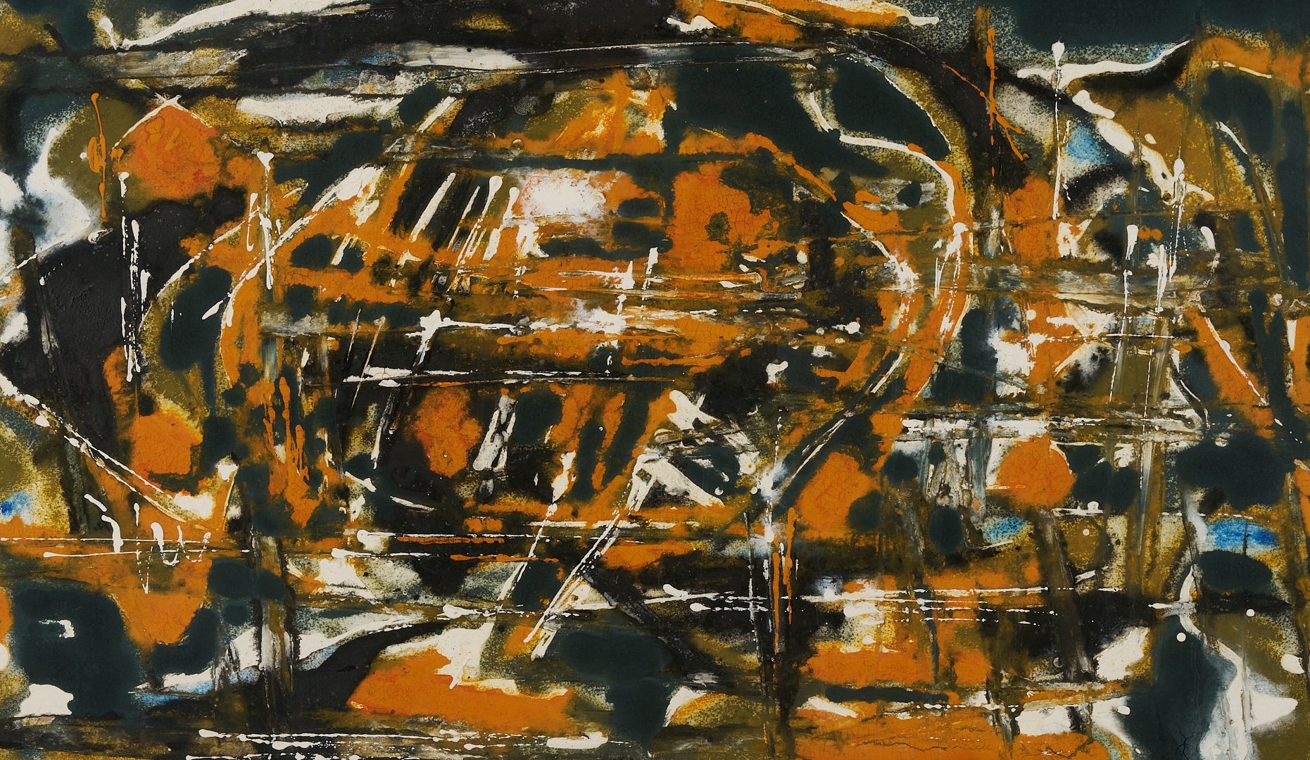 Ted Burnett | Ted Burnett Mid-Century Tennessee Abstract Painting ...