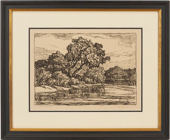 Birger Sandzén | Birger Sandzen Lithograph, Early Summer (1923) | MutualArt