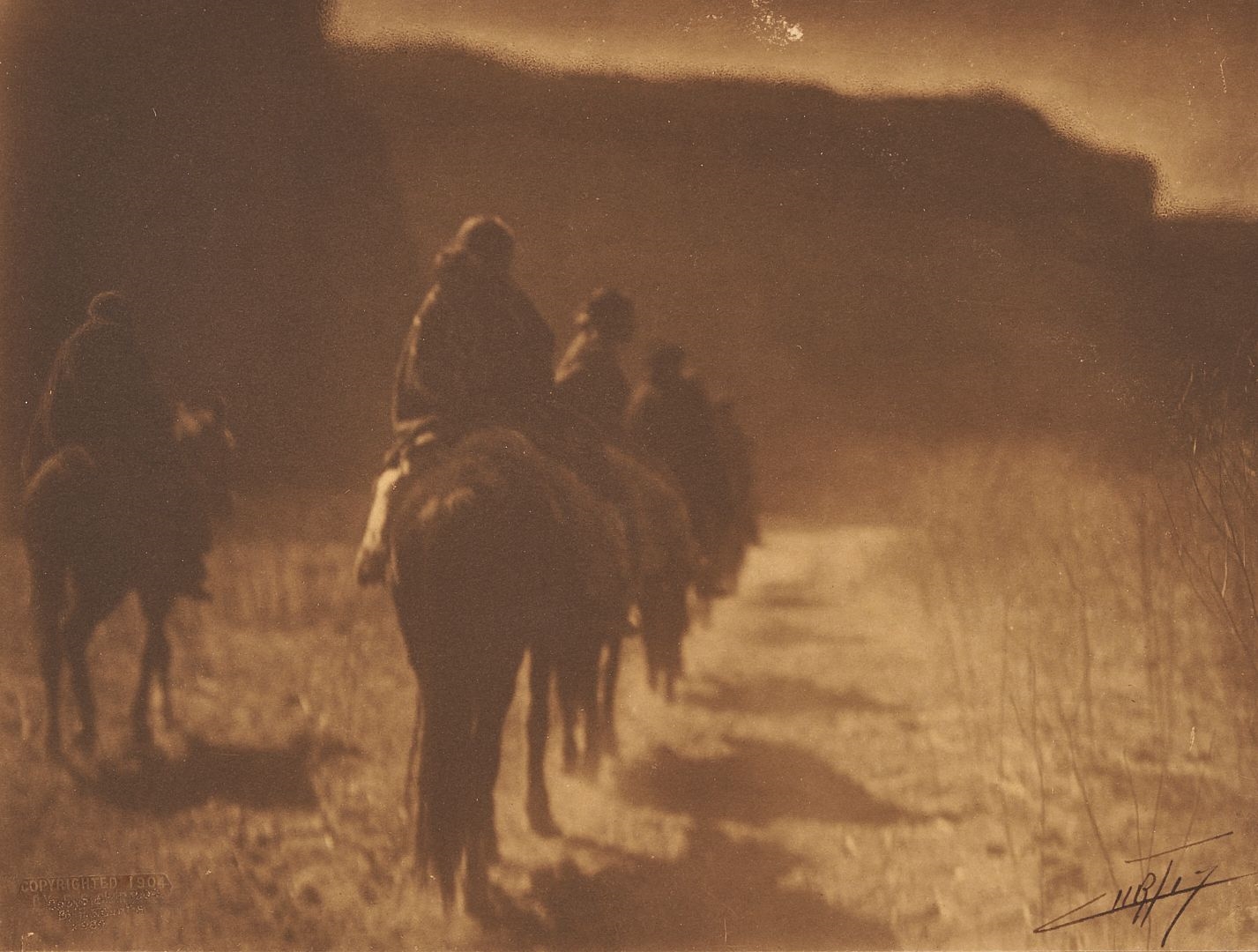 Edward S. Curtis | Edward Curtis 1904 Photograph, Vanishing Race ...