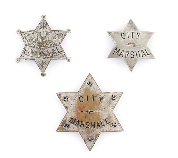 Marshall | A group of 3 early star badges | MutualArt