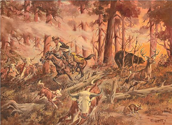 Fred Harman | Running Mates | MutualArt