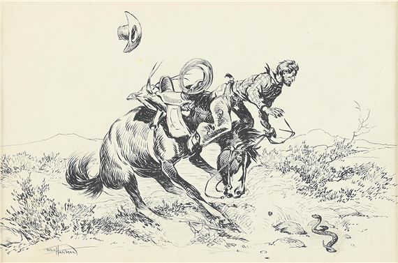 Fred Harman | The Warning | MutualArt