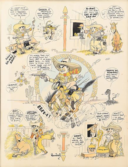 Mon Randall | Tom Mix Cartoons | MutualArt