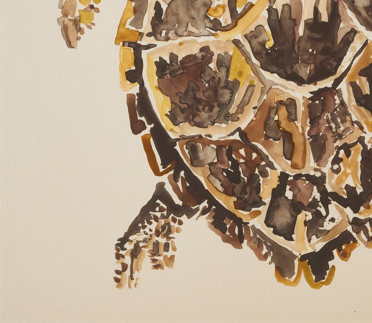 Walter Inglis Anderson | Watercolor Painting of a Sea Turtle, attrib ...