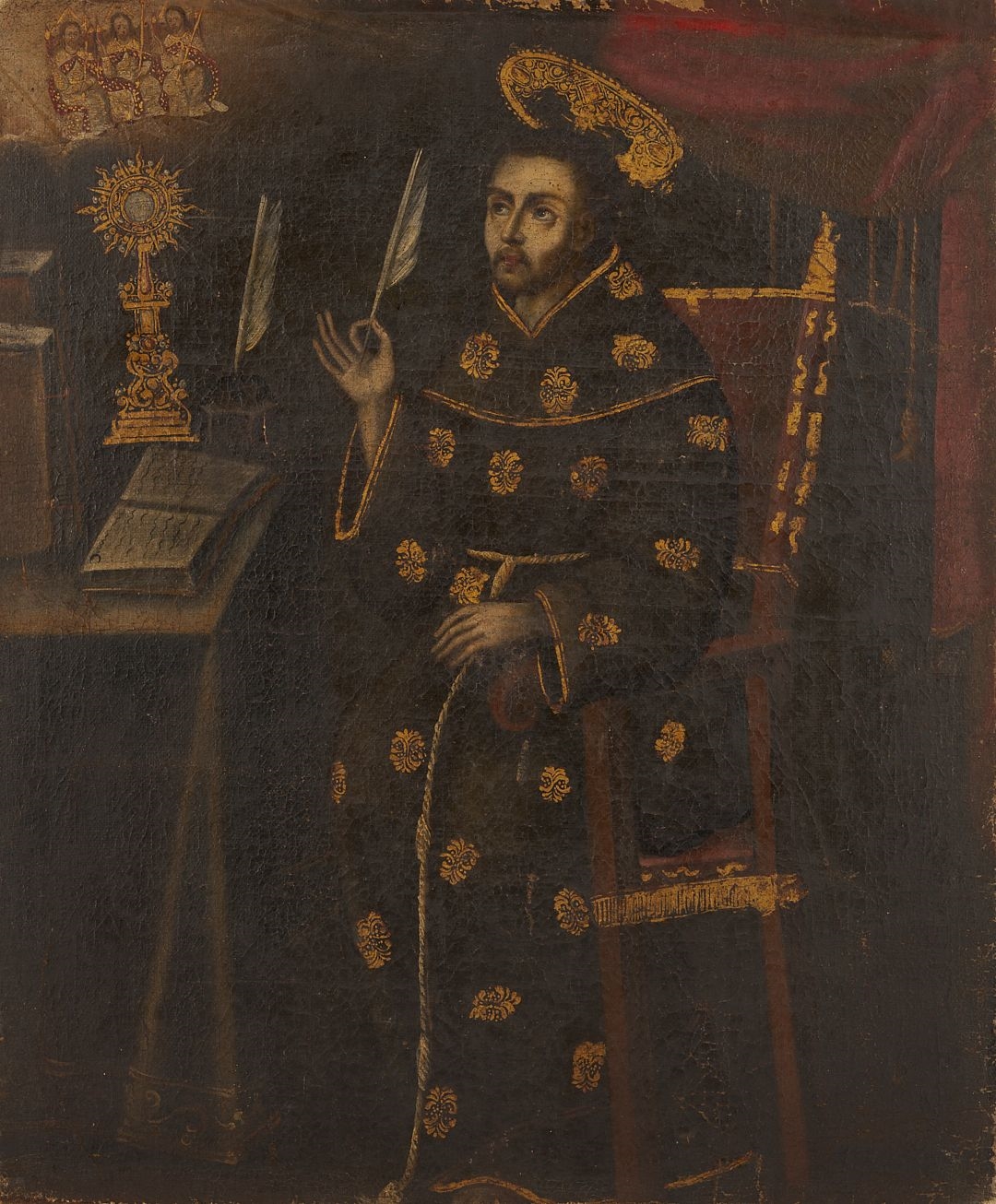 Cuzco School, 18th Century | Spanish Colonial Cuzco School O/C Painting ...