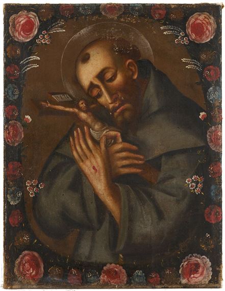 Cuzco School, 19th Century | Spanish Colonial Cuzco School Painting, St ...