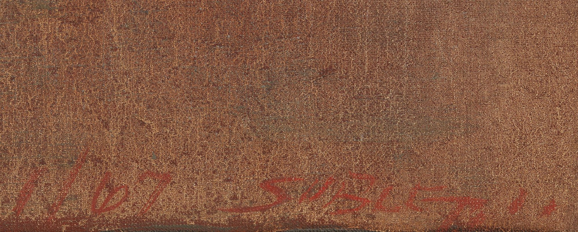 Carl Sublett | Large Carl Sublett O/C Abstract Painting, Quarry Forms ...
