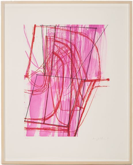 Amy Sillman | Amy Sillman Abstract Soft Ground Etching, N & V (2007) | MutualArt