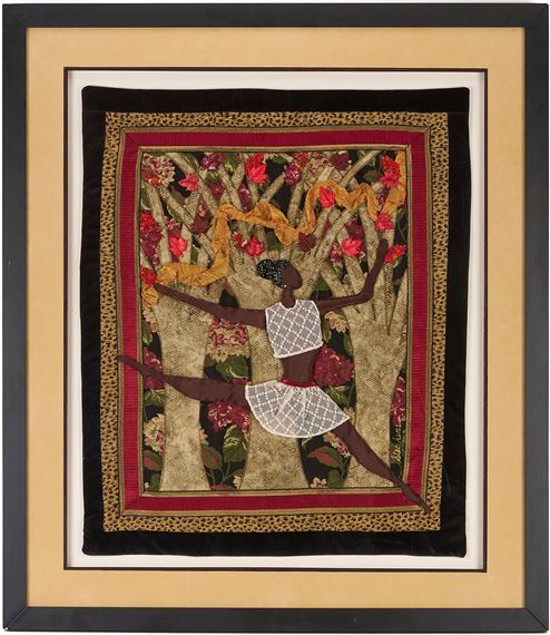 Phyllis Stephens | Phyllis Stephens Framed Studio Art Quilt (Circa 2000 ...