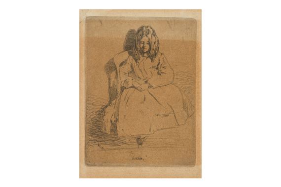 James Abbott McNeill Whistler | Annie seated | MutualArt