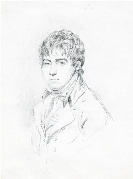 Ramsay Richard Reinagle | Portrait of a young man, head and shoulders ...