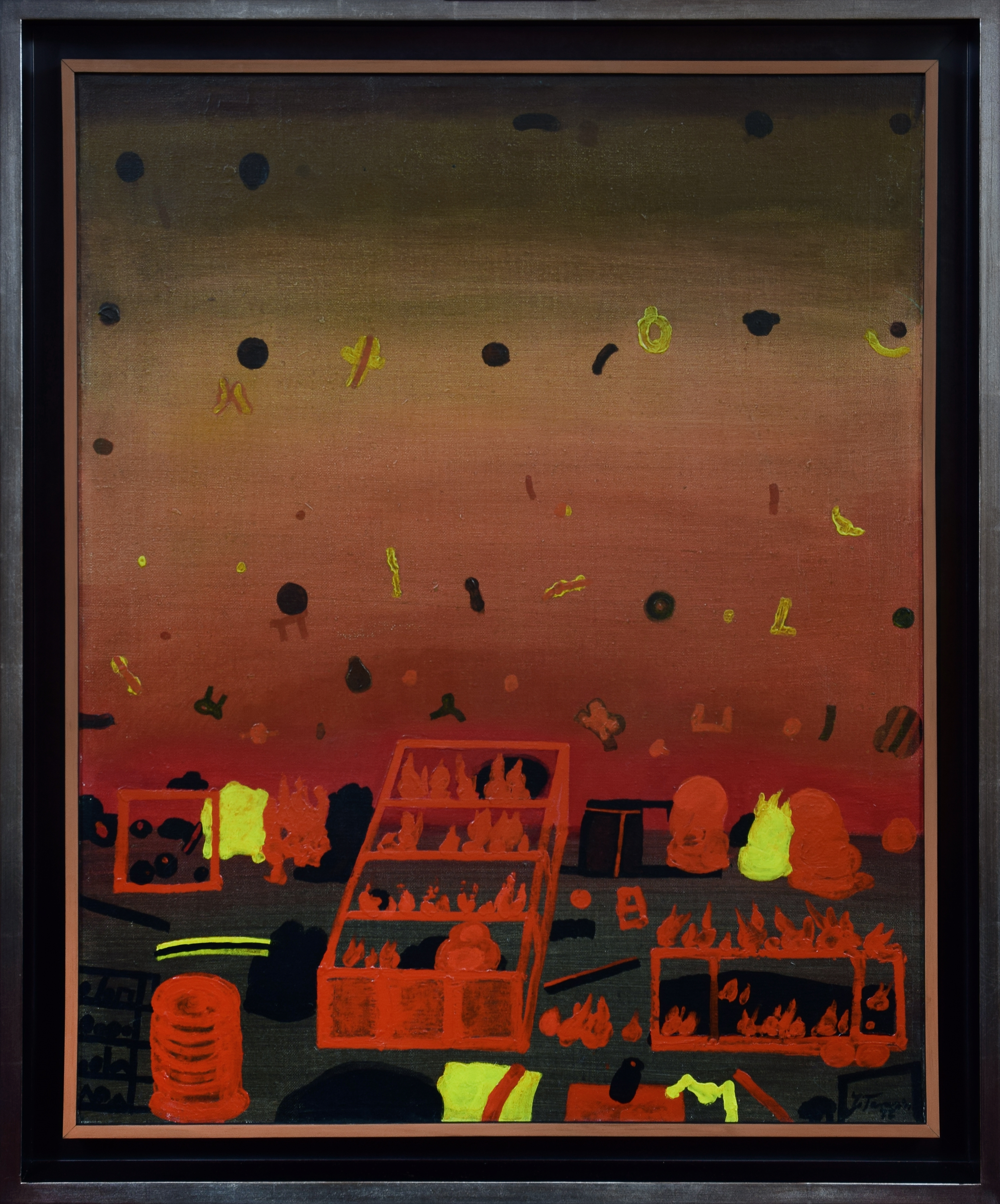 Jan Tarasin | Pożar (1976) | MutualArt