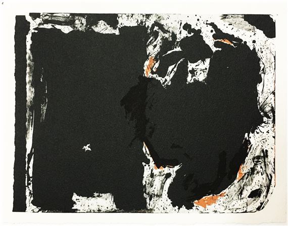 Robert Motherwell | Robert Motherwell - Lament for Lorca (Handprinted ...