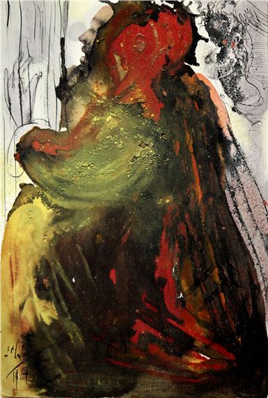 Salvador Dalí | Salvador Dali - David's Mourning at the Death of Soul ...