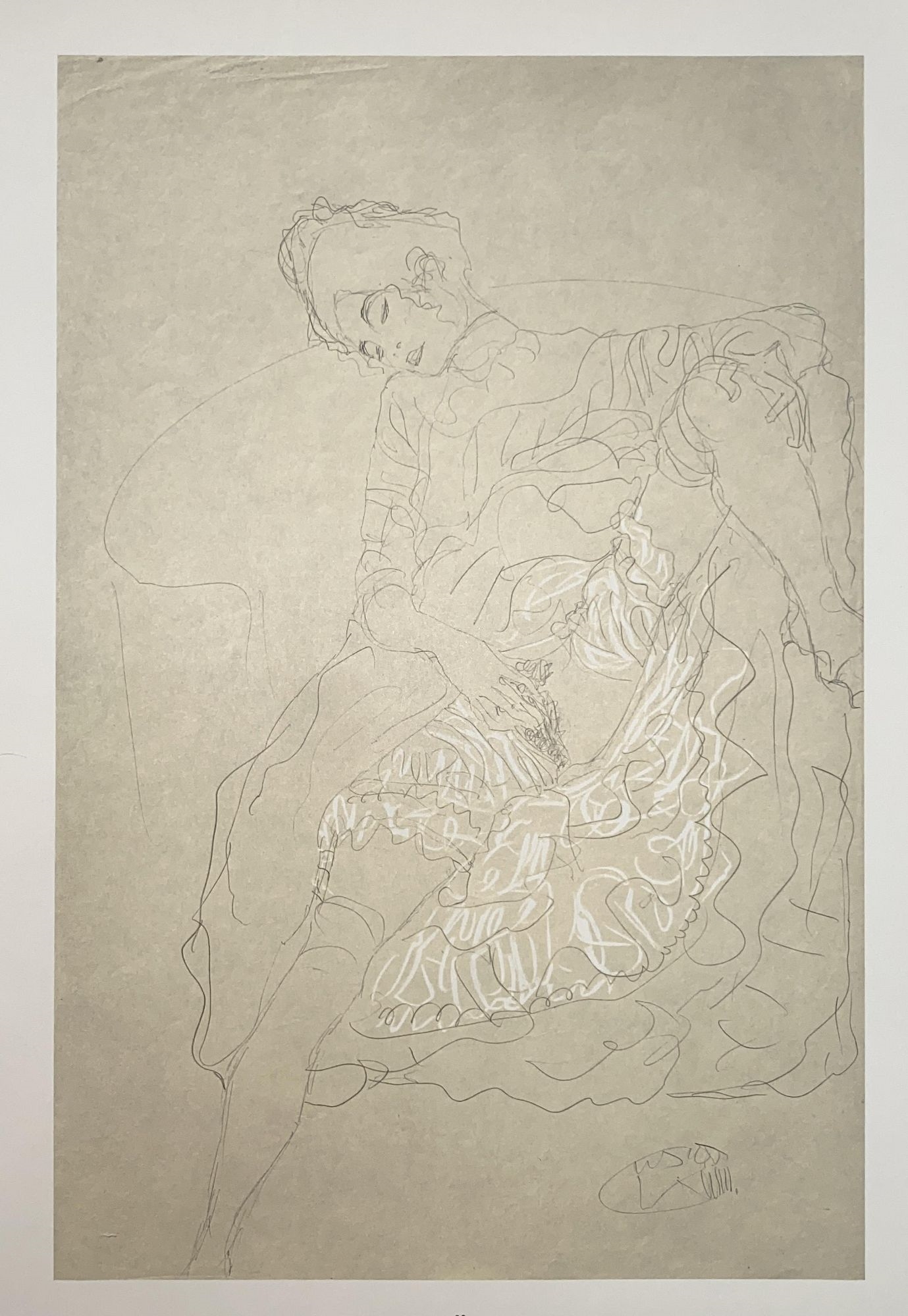 Gustav Klimt | Gustav Klimt (After) - Untitled Study (XXIII) | MutualArt