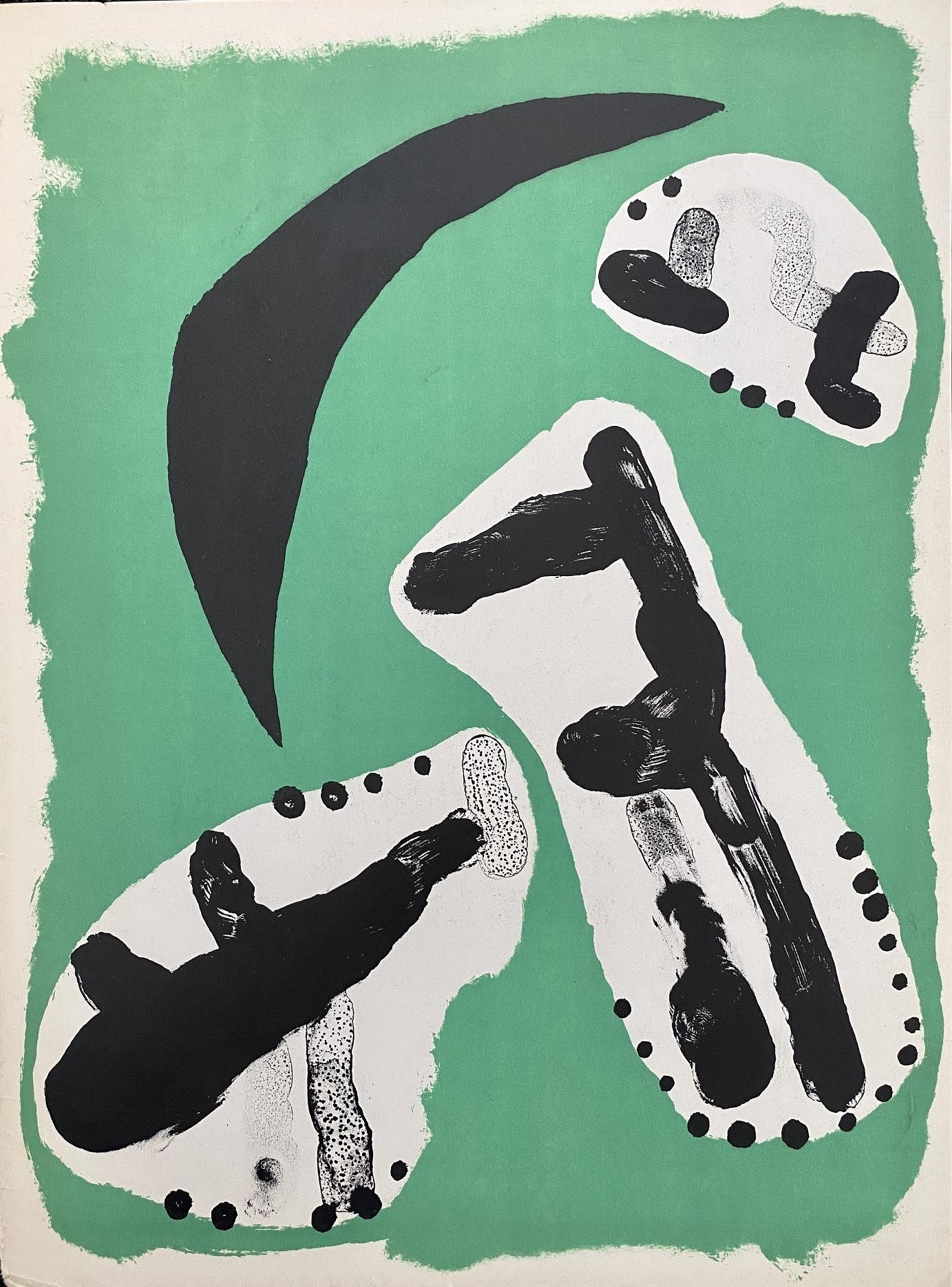 Joan Miró | Joan Miro - Double-sided Lithograph from Derriere Le Miroir ...