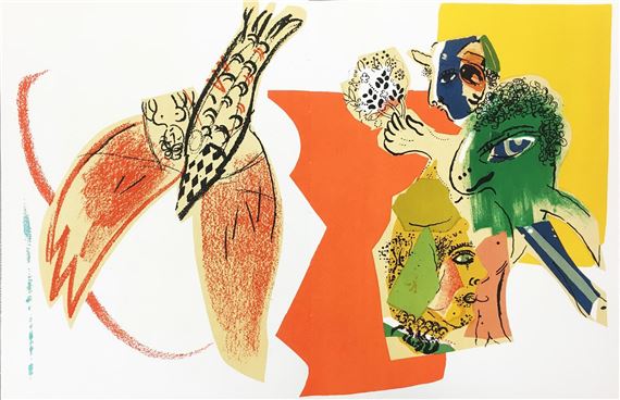 Marc Chagall | Marc Chagall - Lithograph for XXe Siecle | MutualArt