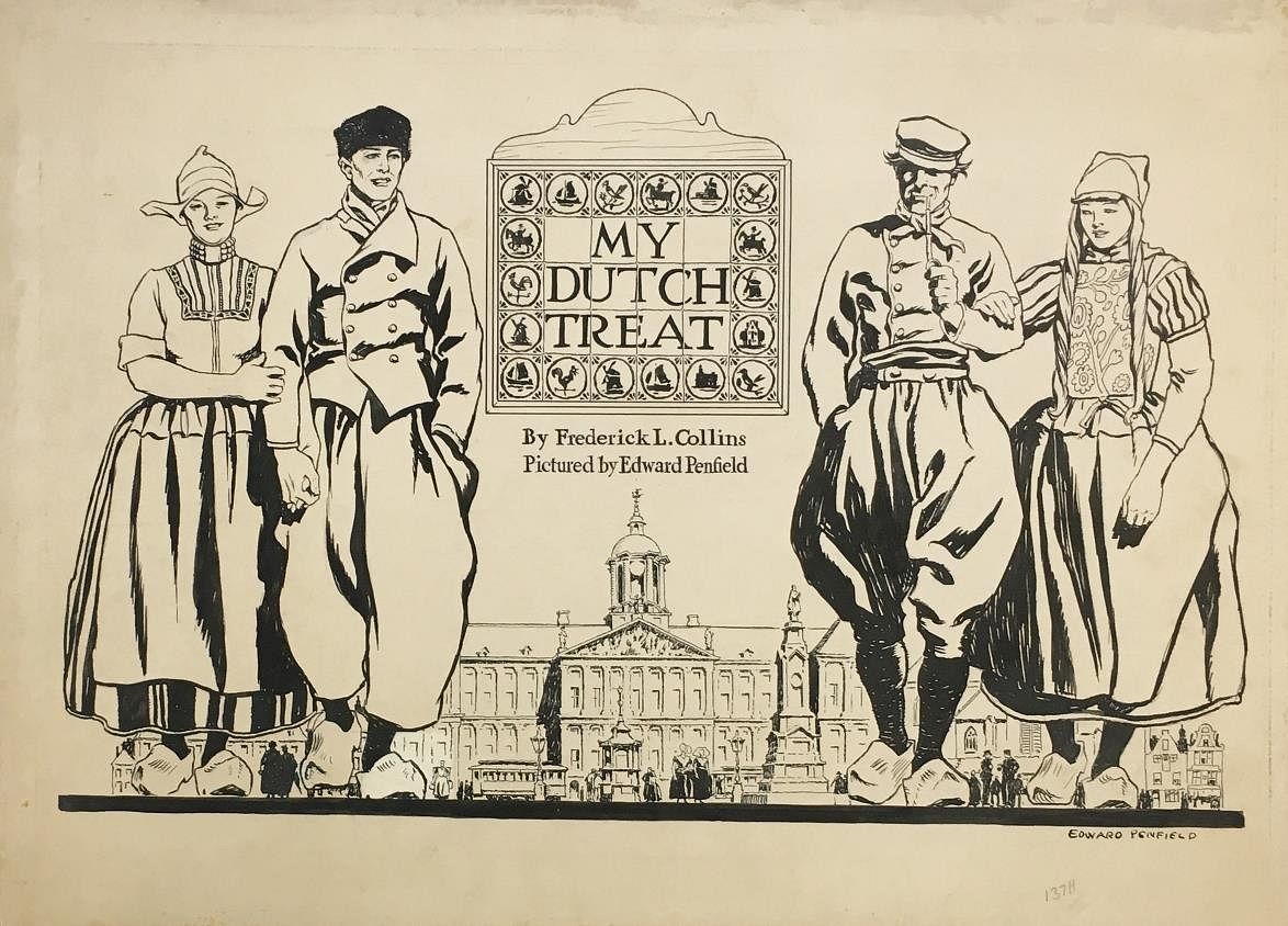 Edward Penfield | Edward Penfield - My Dutch Treat | MutualArt