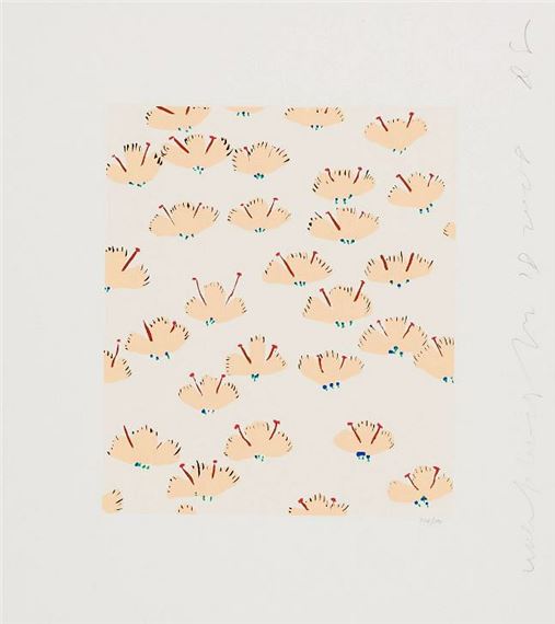 Donald Sultan | Donald Sultan - Wallflower 20 (2008) | MutualArt