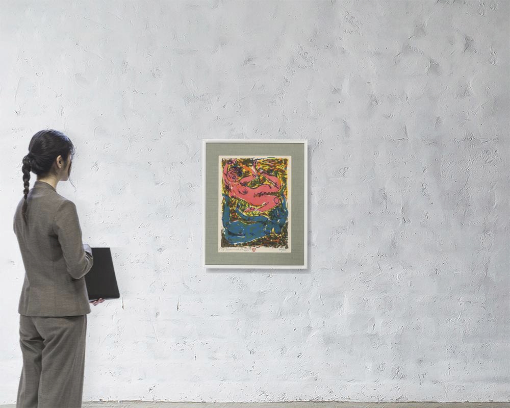 Shiko Munakata | Two flying gods (1961) | MutualArt