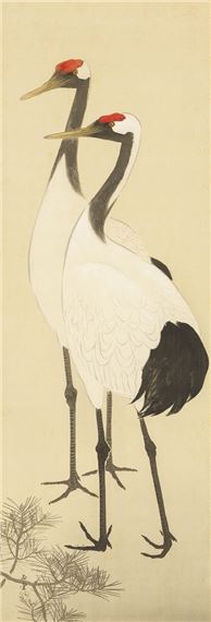 Gyokudo Kawai | Two cranes (1952) | MutualArt