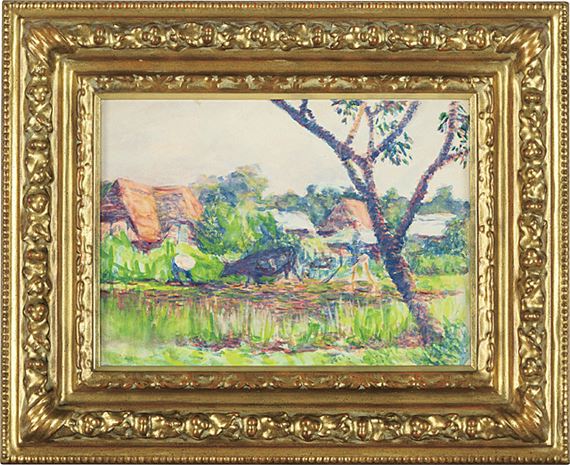 Koga Harue | Farm village (1912) | MutualArt