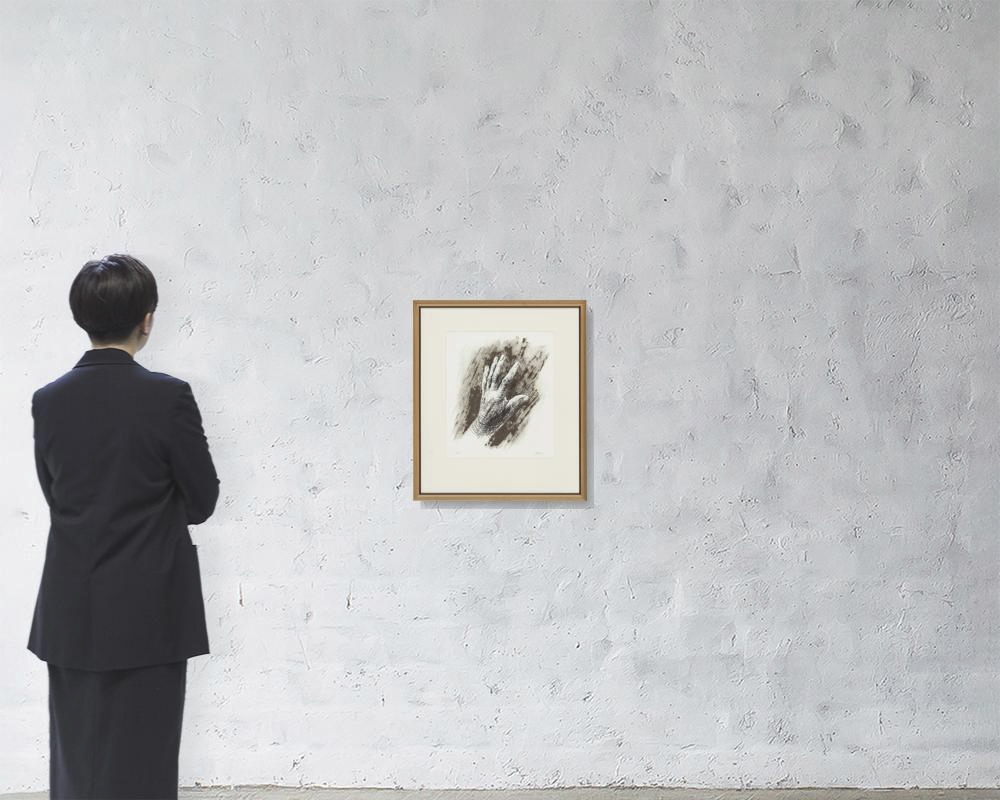 Henry Moore | The artist's hand III (1979) | MutualArt