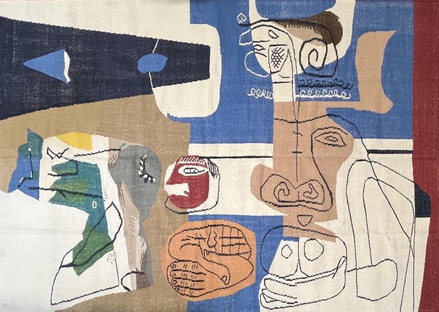 Le Corbusier | Large wool and cotton rug | MutualArt