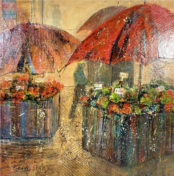 Linda Lee Gimby | Linda Lee Gimby (b.1943) Mixed Media On Canvas ...