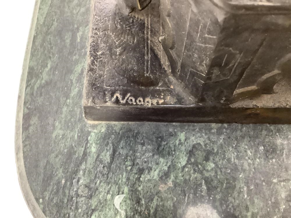Max Arthur Waagen | Arthur Waagen Arab Woman With Urn Bronze Sculpture ...