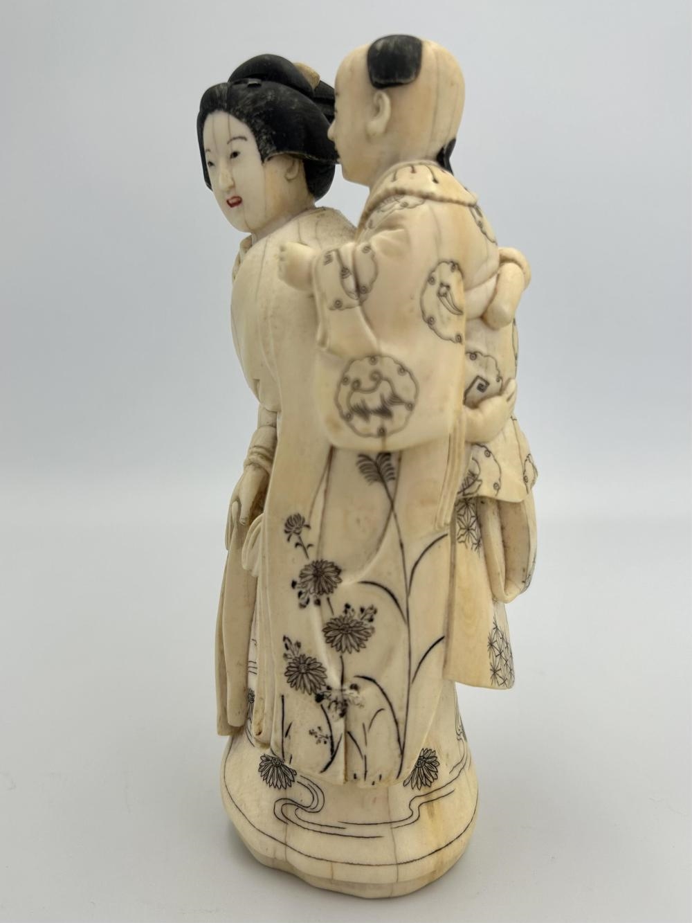 Japanese School, 19th Century | JAPANESE CARVED IVORY FIGURE GROUP ...