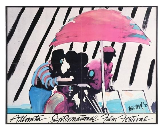 Peter Max | Atlanta International Film Festival foldout poster by Peter ...