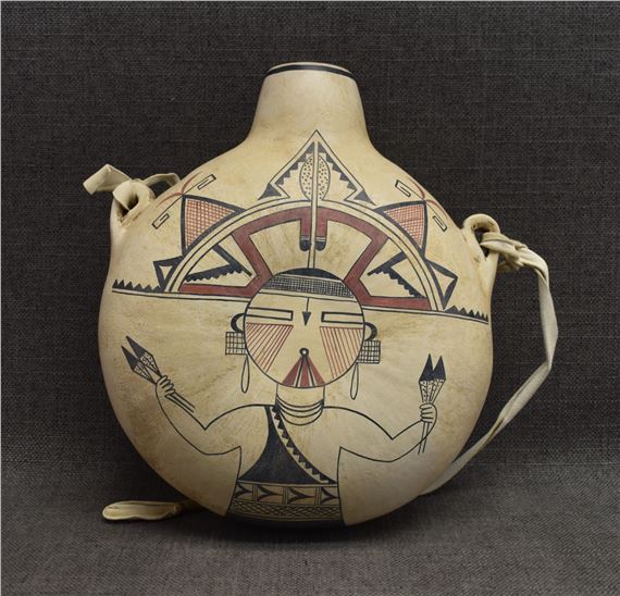 Robert Rivera | APACHE/ MEXICAN PAINTED GOURD ( ROBERT RIVERA (1995 ...