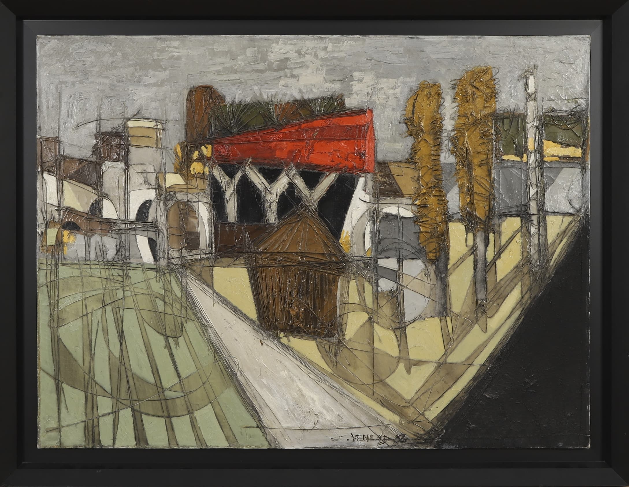 Claude Venard | Paysage, 1956 (1956) | MutualArt