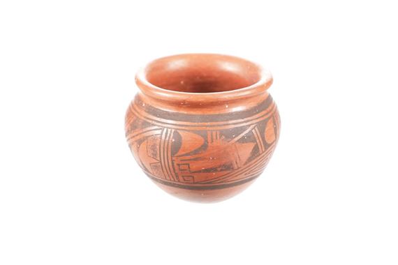 Violet Huma | Hopi Tewa Violet Huma (1930-1982) Pottery Olla (1982 ...