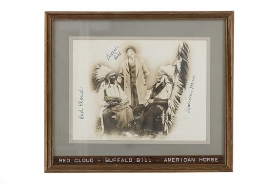 David F. Barry | D.F. Barry (1854-1934) Red Cloud & Buffalo Bill (1934 ...