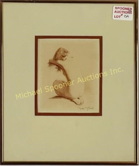 Jean Auguste Vyboud | JEAN AUGUSTE BYBOUD - ETCHING | MutualArt