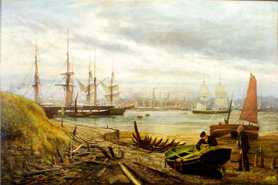 B. B. Henry | Harbor Scene | MutualArt