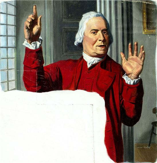 Alton Stanley Tobey | Sam Adams Speaking | MutualArt