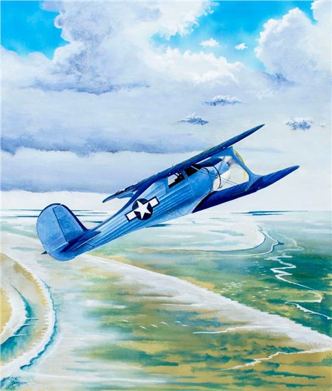 Steve Ferguson | Plane - Beech Staggerwing | MutualArt