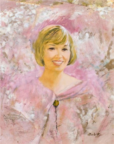 Thornton Utz | Portrait of Woman (1988) | MutualArt