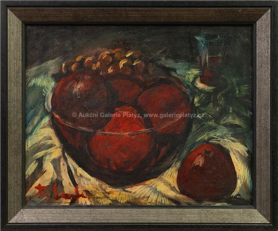 František Emler | Zátiší s jablky | MutualArt