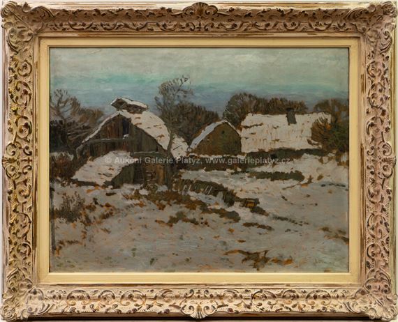 Josef Ullmann | Zima u chalup | MutualArt