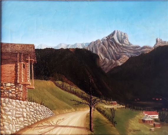 Anton Emile Mainente | Tirolean Landscape (1962) | MutualArt