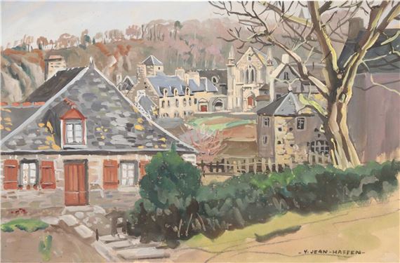 Yvonne Jean Haffen | Le village | MutualArt