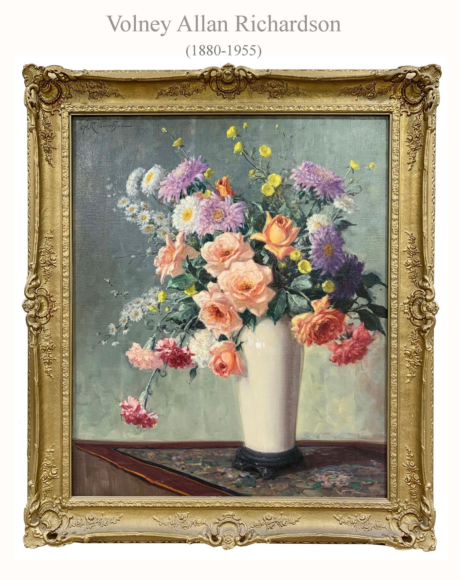 Volney Allan Richardson | An Oil On Canvas Painting Signed By Volney ...