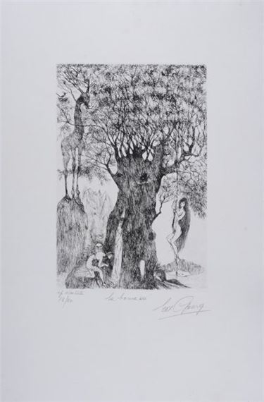Edouard Joseph Goerg | La Bonne Vie (1956) | MutualArt