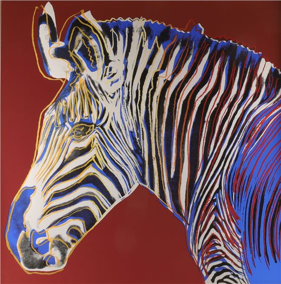 Andy Warhol | Andy Warhol Grevy's Zebra Endangered Species (1983 ...