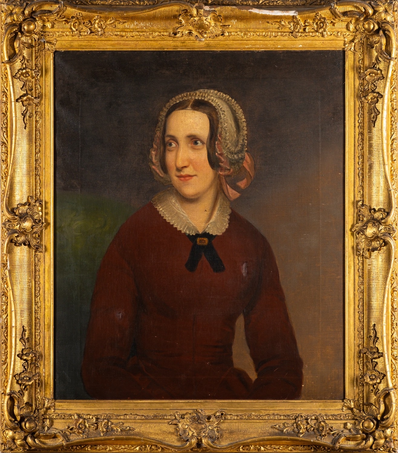 Aubrey Brown | Portrait of Maria Brown (wife of William Brown), wearing ...