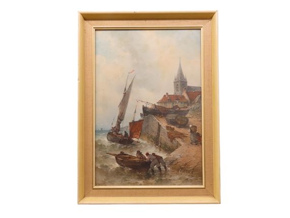 Thomas Helmut Weber | Sail boats in harbour | MutualArt